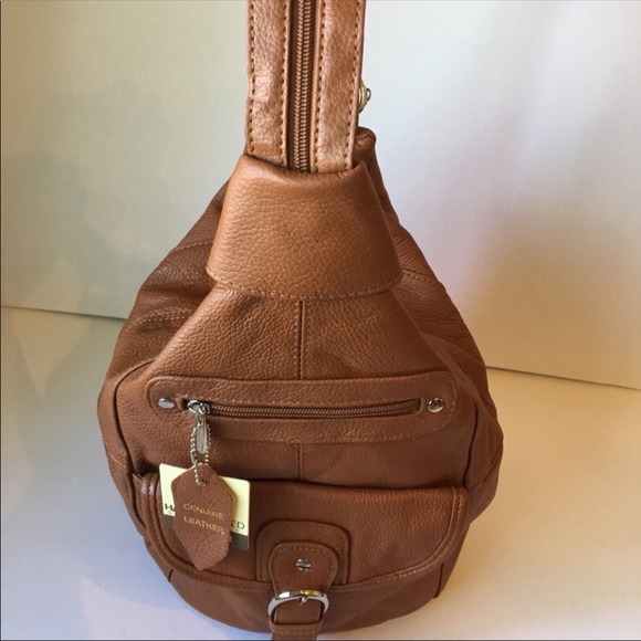 Roma | Bags | Leather Backpackbucket Bag Medium Brown | Poshmark